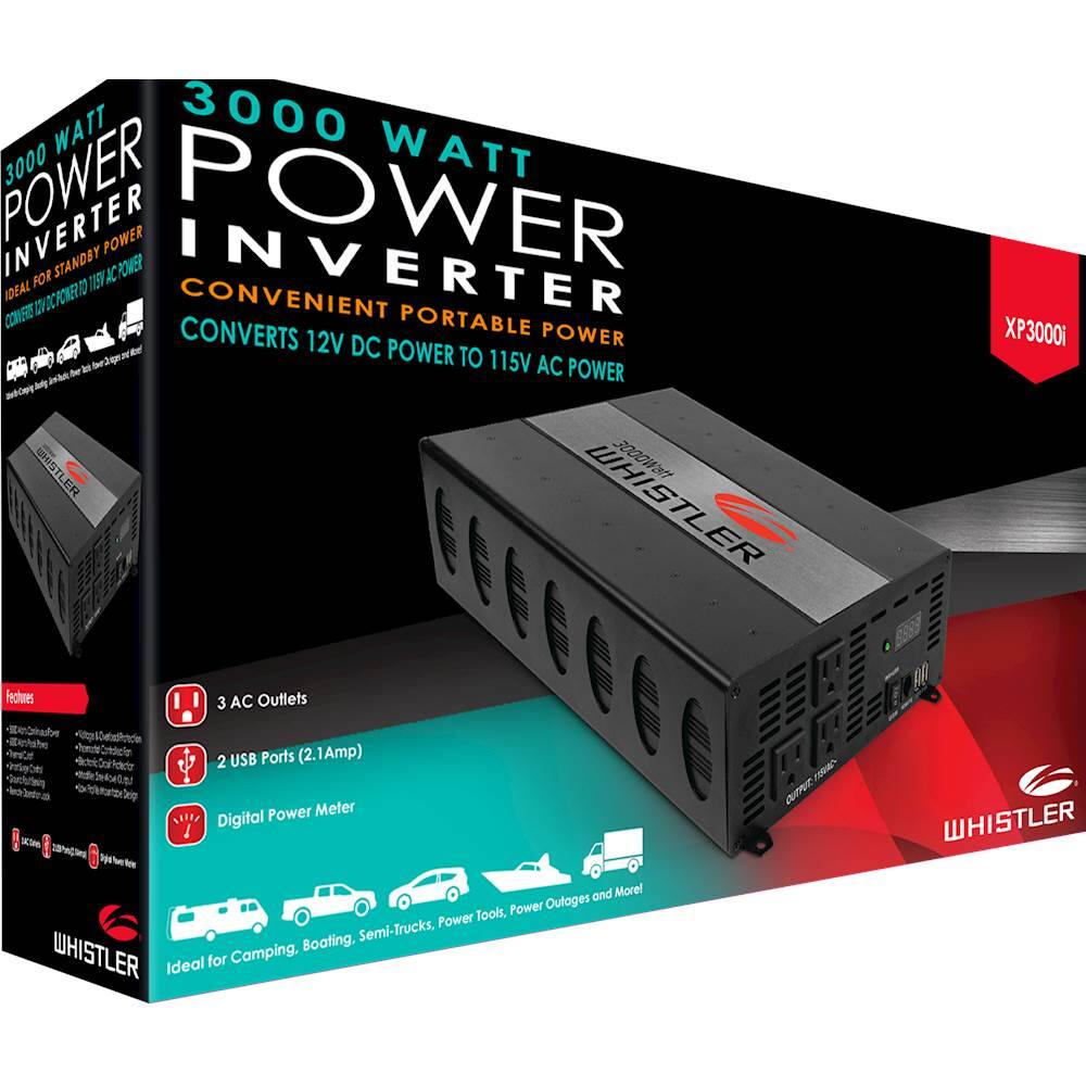 Customer Reviews: Whistler 3000W Power Inverter Black XP3000I - Best Buy