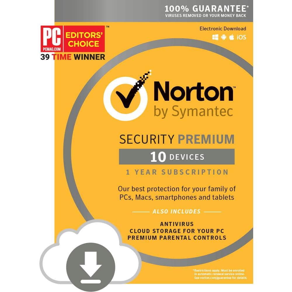 Customer Reviews: Symantec Norton Security Premium (1-User) (1-Year ...