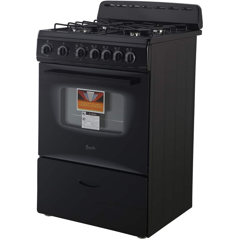 Best Buy: Avanti 2.6 Cu. Ft. Freestanding Gas Range GR2415CB
