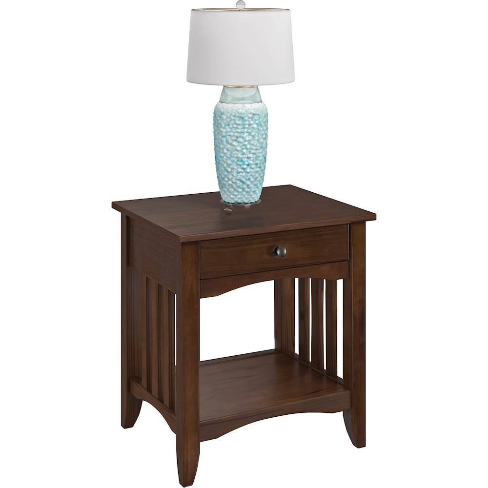 Best Buy: CorLiving Rectangular 1-Drawer End Table LXY-045-T