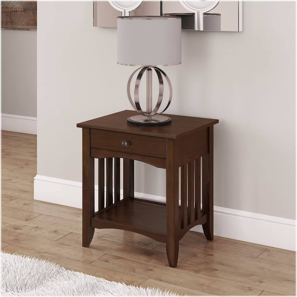 Best Buy: CorLiving Rectangular 1-Drawer End Table LXY-045-T