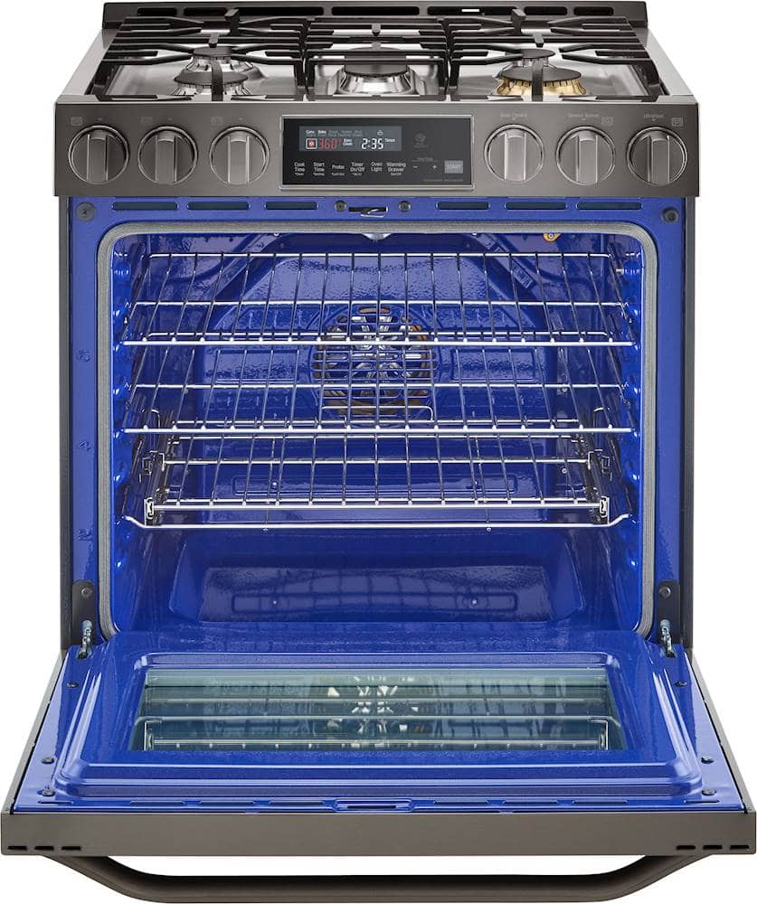 Customer Reviews: LG STUDIO 6.3 Cu. Ft. Self-Cleaning Slide-In Gas ...