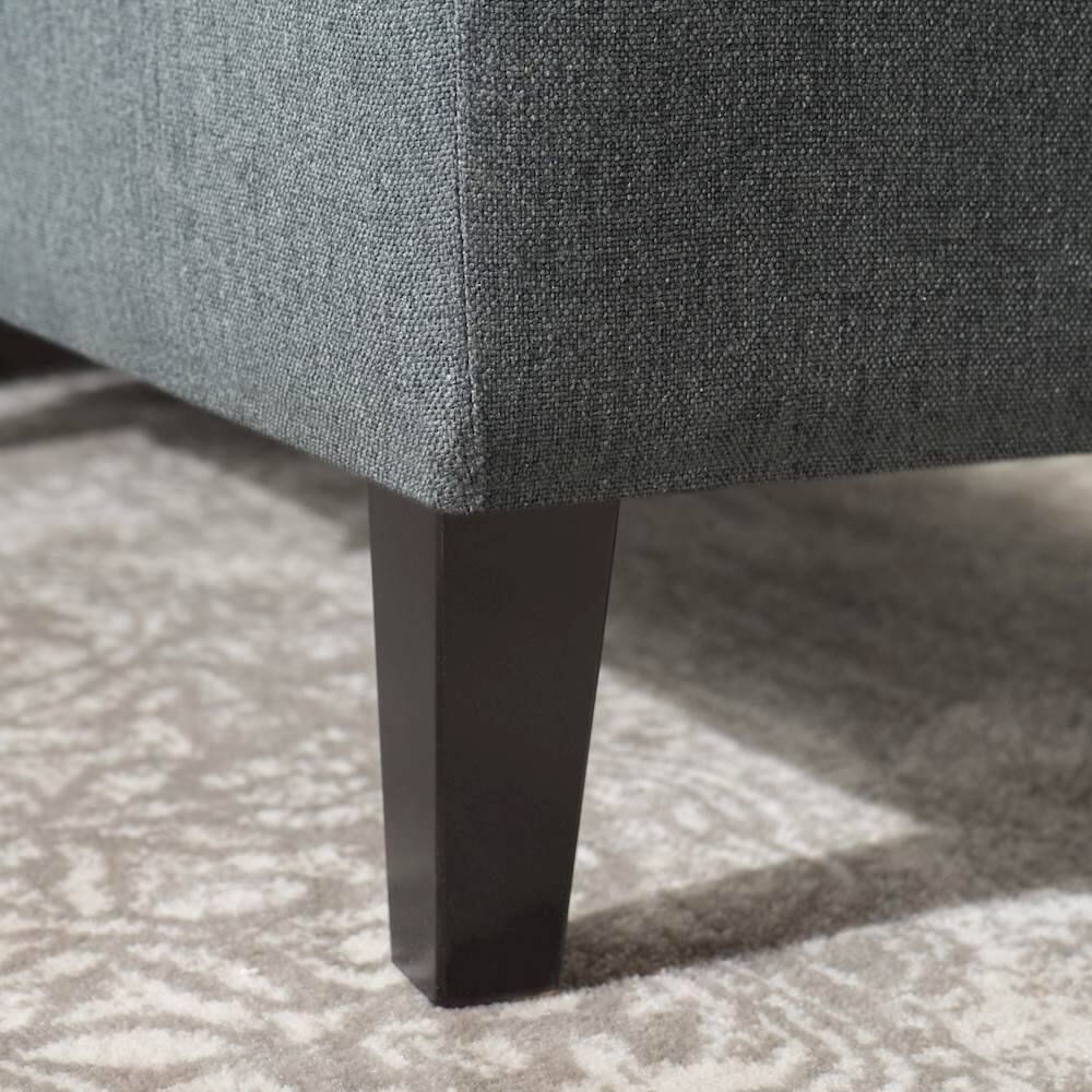 Customer Reviews: Noble House Selmer L-Shaped Fabric 2-Piece Sectional ...