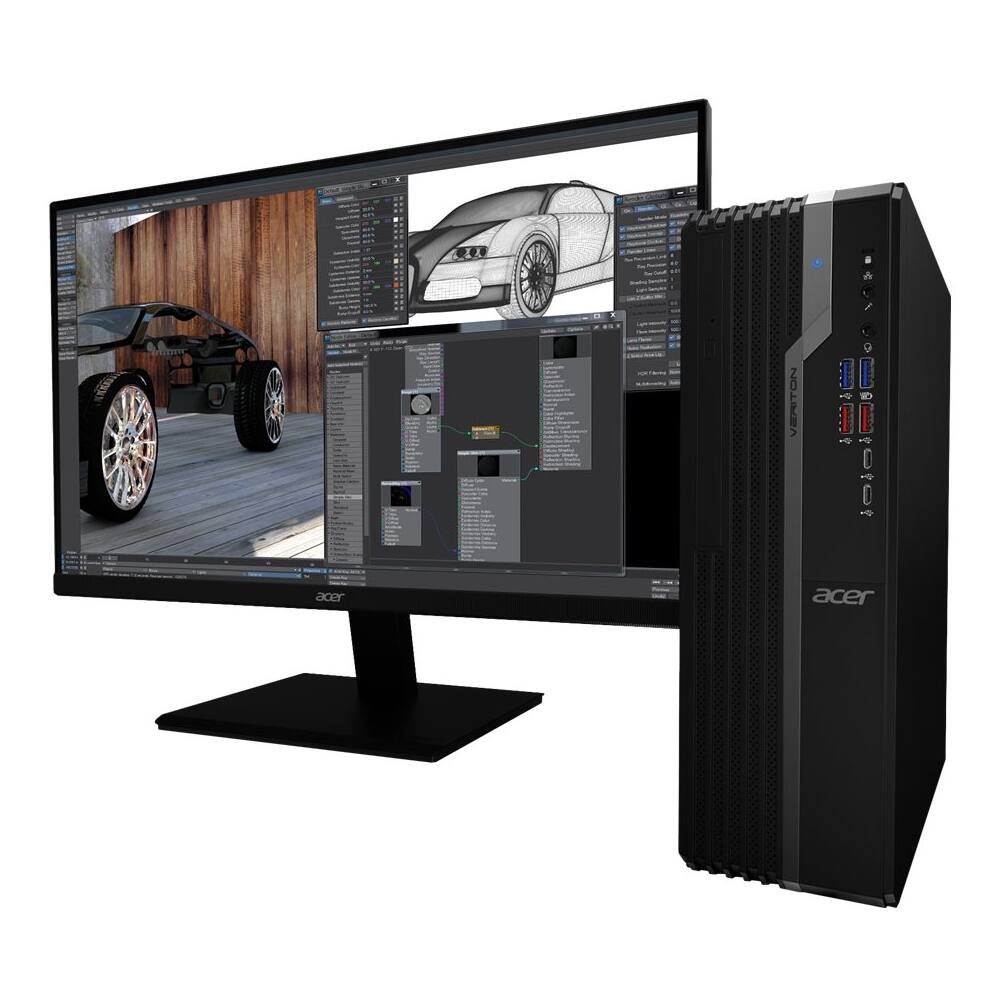Best Buy: Acer Veriton Desktop Intel Core i3 8GB Memory 1TB Hard Drive ...