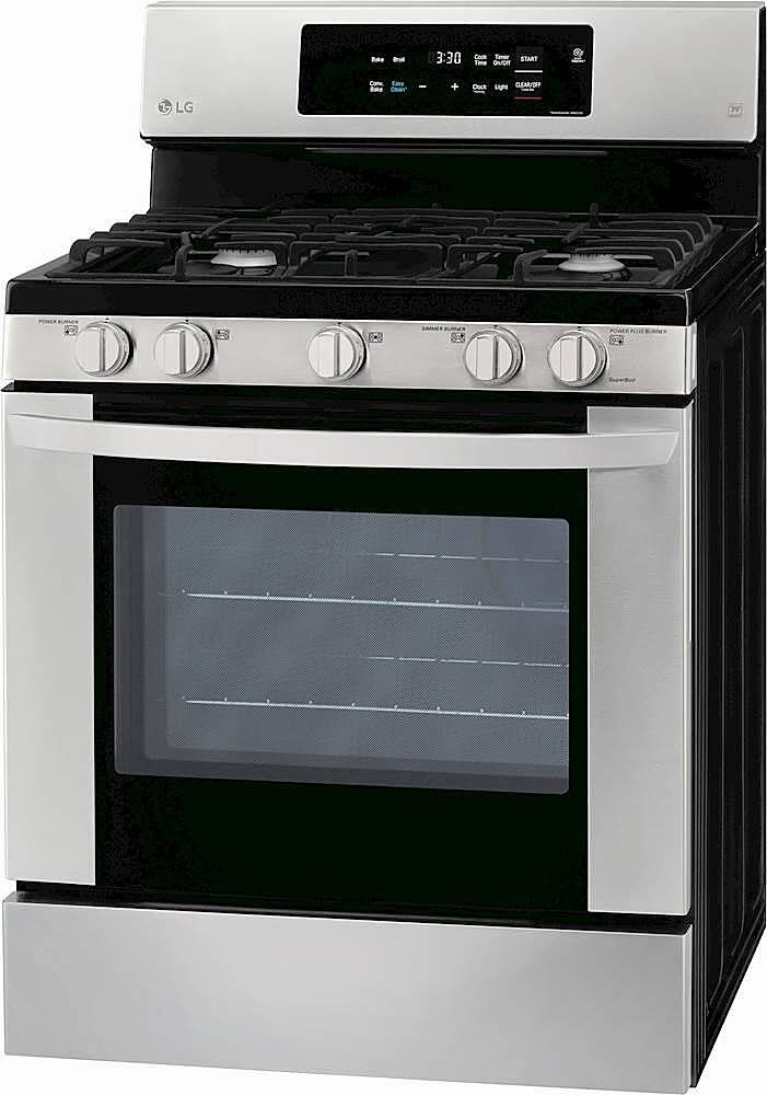 Best Buy: LG 5.4 Cu. Ft. Freestanding Gas Range Stainless Steel LRG3060ST
