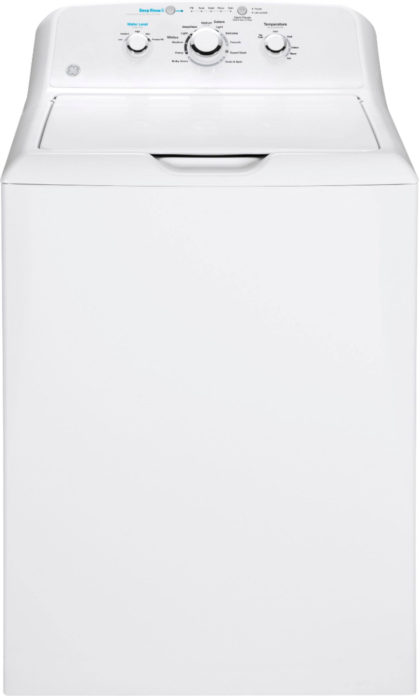 GE 4.2 Cu. Ft. Top Load Washer with Precise Fill & Deep Rinse White ...