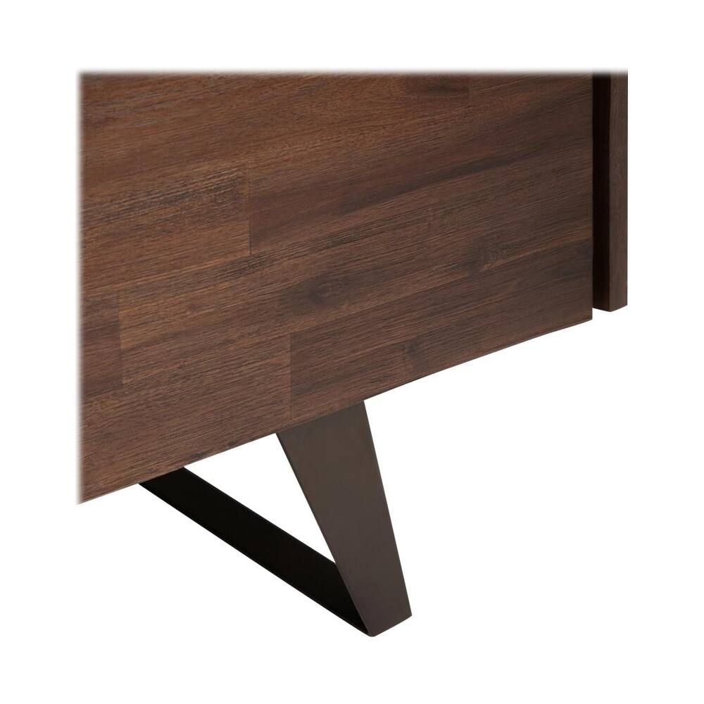 Best Buy: Simpli Home Lowry TV Cabinet for Most TVs Up to 70 ...