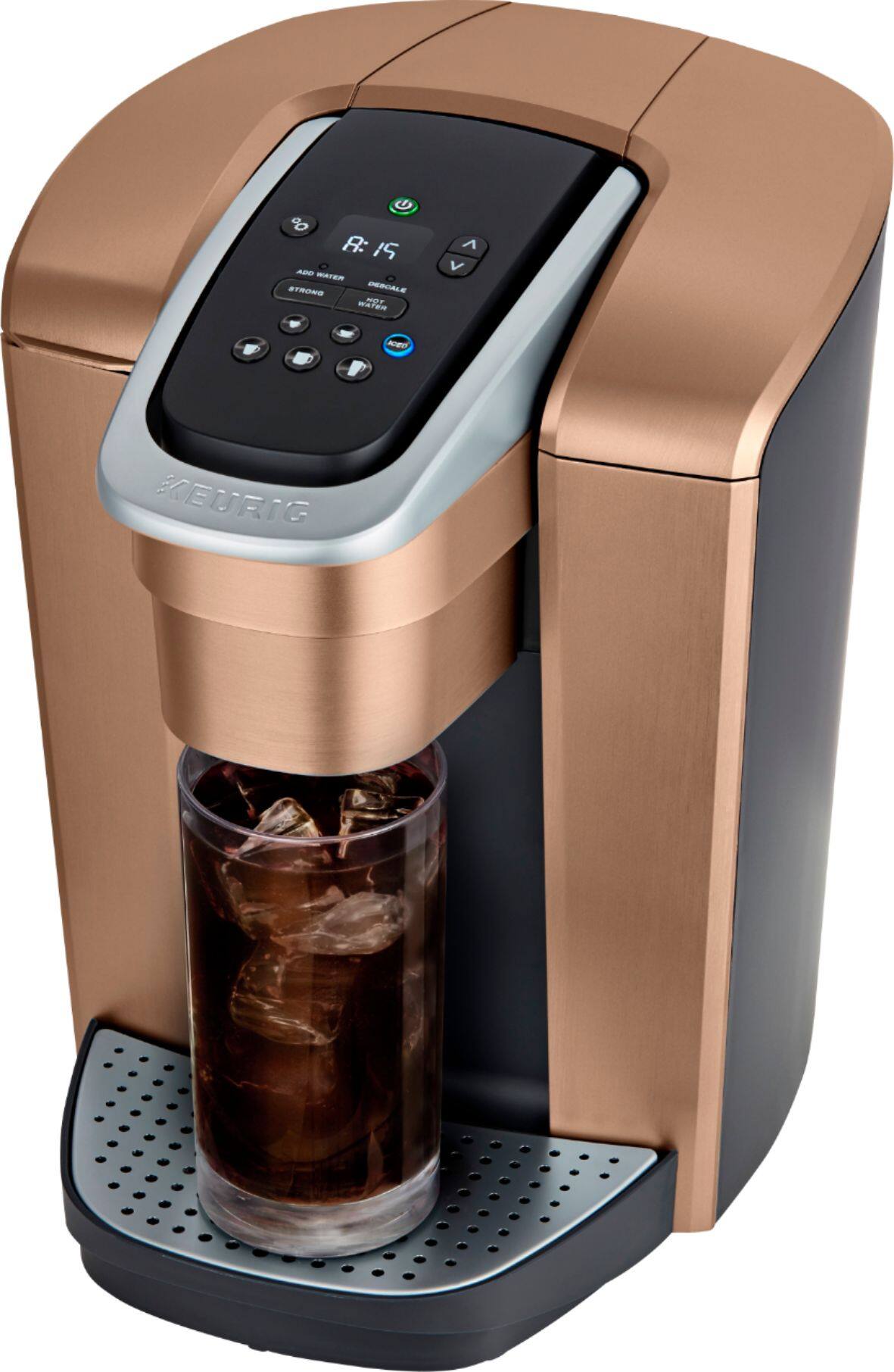 Keurig K Elite Single Serve K Cup Pod Coffee Maker Brushed Copper ...