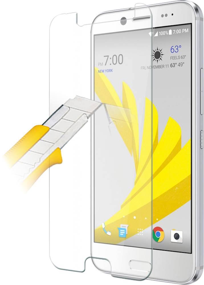 Best Buy: SaharaCase ZeroDamage Tempered Glass Screen Protector for HTC ...