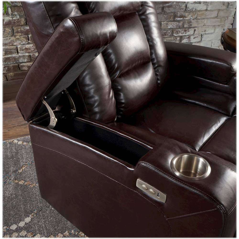 Questions and Answers: Noble House Venice Power Recliner Brown 302046 ...