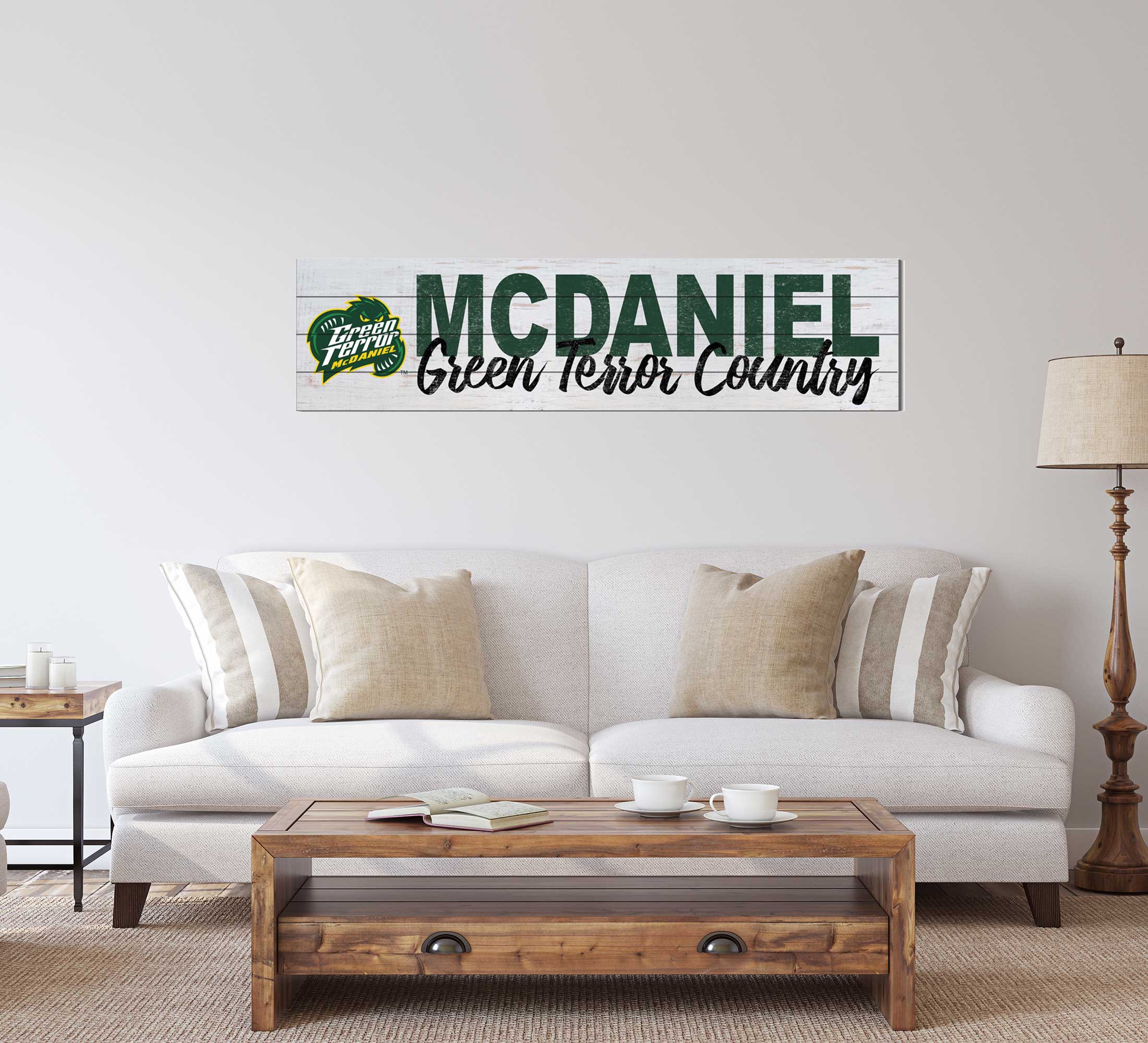 Jardine McDaniel Green Terror 10'' x 40'' Logo Sign White 5186394 ...