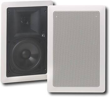 Best Buy: Klipsch Synergy Series 2-Way, In-Wall Speakers (Pair) White KHW-5