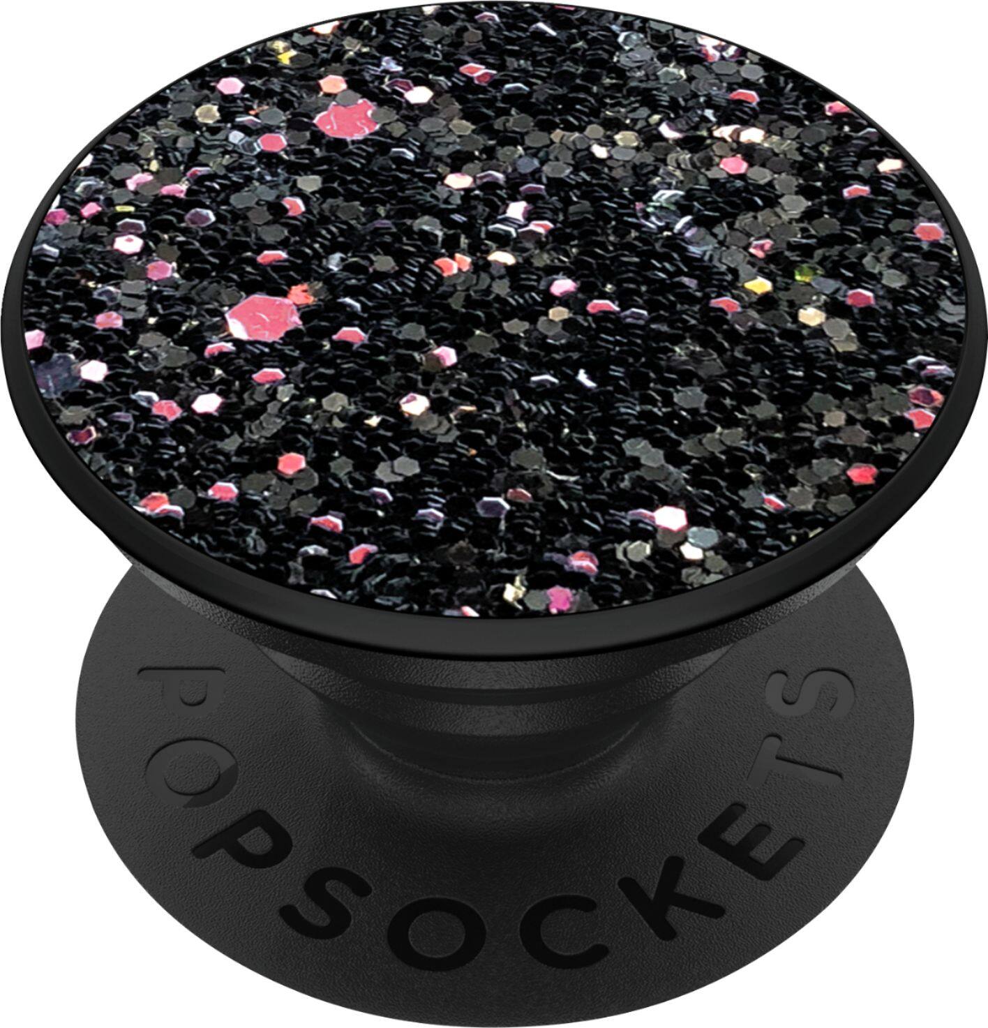 PopSockets PopGrip Premium Cell Phone Grip & Stand Sparkle Black 800498 - Best Buy