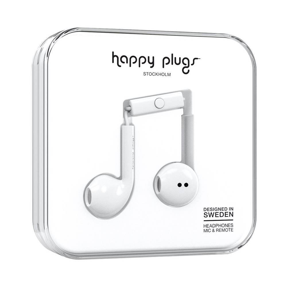 Best Buy: Happy Plugs Earbud Plus Wired In-Ear Headphones White HP-7819