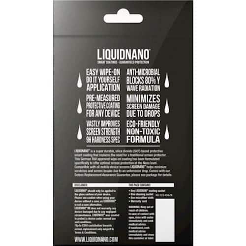 Best Buy: LiquidNano Nano Coating Screen Protector for Most Cell Phones ...