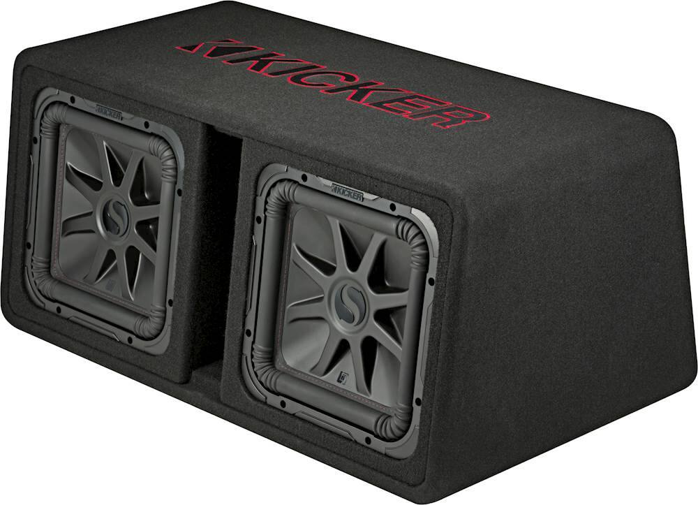 Best Buy: KICKER L7R Dual 12" Dual-Voice-Coil 2-Ohm Loaded Subwoofer ...