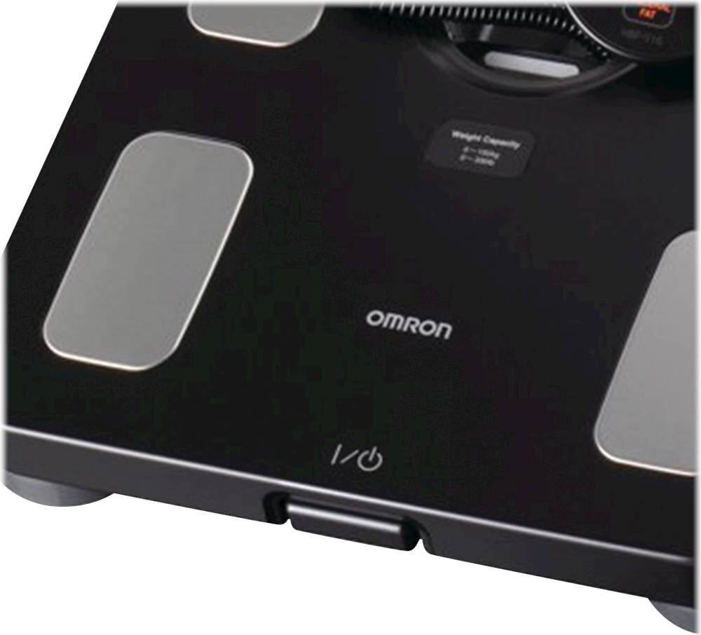 Best Buy: Omron Body Fat Monitor Scale Black 843631101223