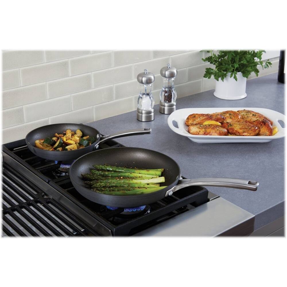 Best Buy: Calphalon Classic™ Hard-Anodized Nonstick 2-Piece Fry Pan Set ...