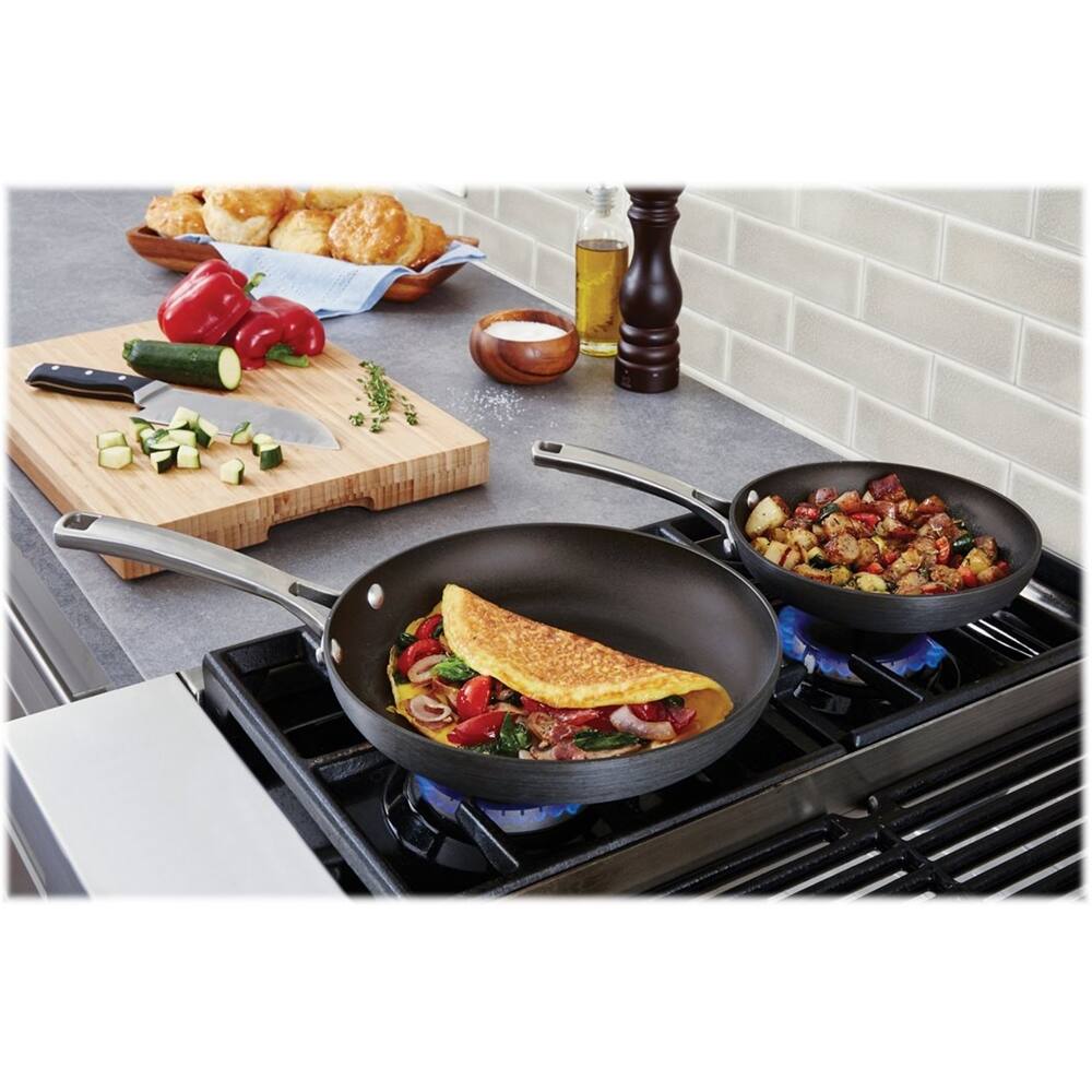 Best Buy: Calphalon Classic™ Hard-Anodized Nonstick 2-Piece Fry Pan Set ...
