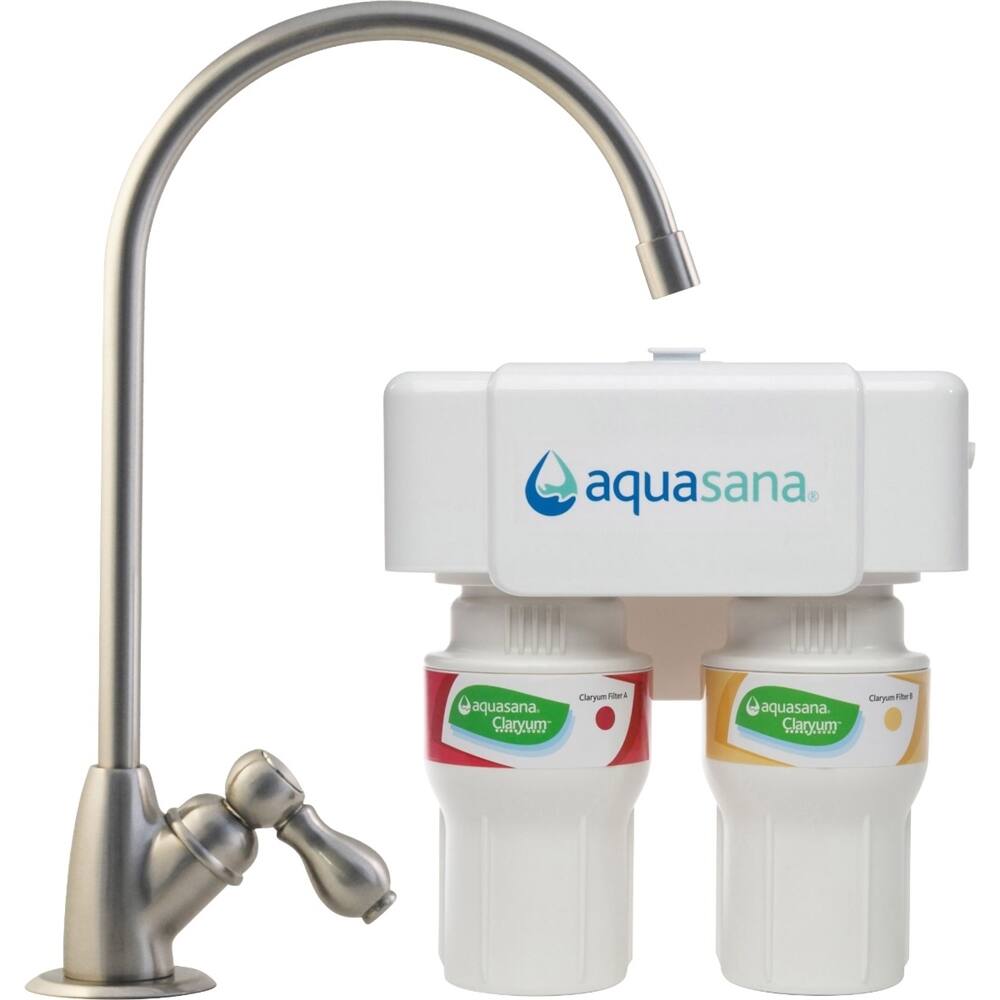 Aquasana Claryum® 2 Stage 500 gal. Filter Capacity Under Sink Water ...