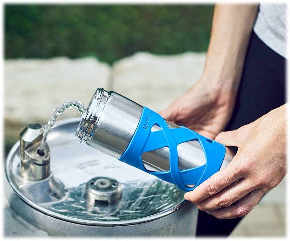 Best Buy: Aquasana 17-Oz. Water Filter Bottle Blue AQ-CWB-INS-BLUE
