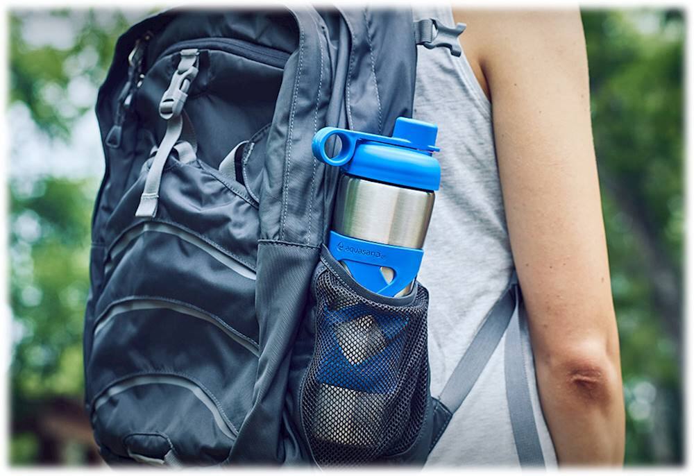 Best Buy: Aquasana 17-Oz. Water Filter Bottle Blue AQ-CWB-INS-BLUE