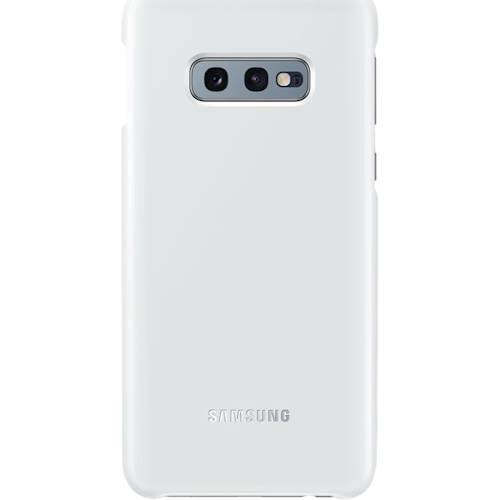 Best Buy: Samsung LED Back Cover Case for Galaxy S10e White SAMEF ...