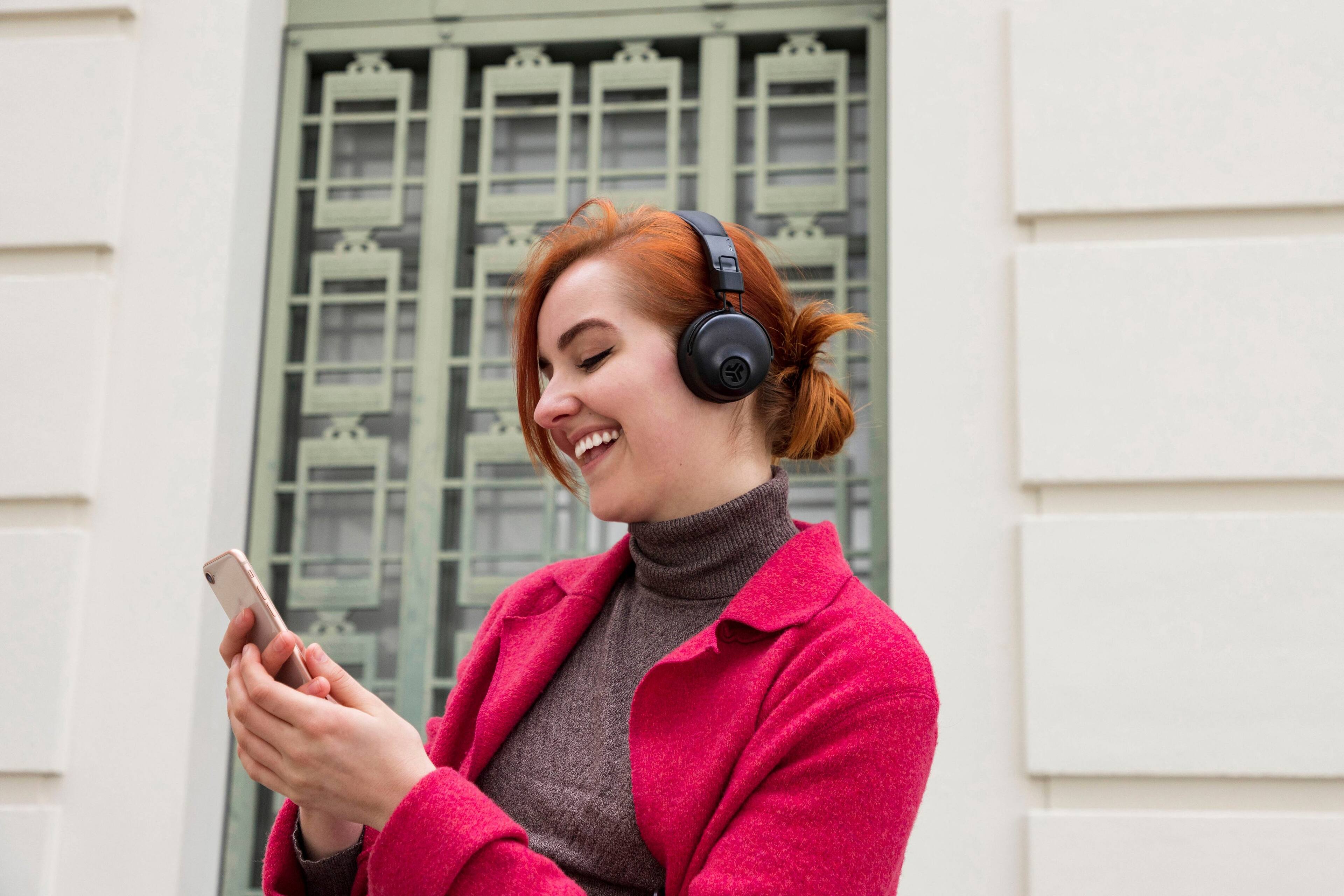 Customer Reviews: JLab Studio Wireless On-Ear Headphones Black ...