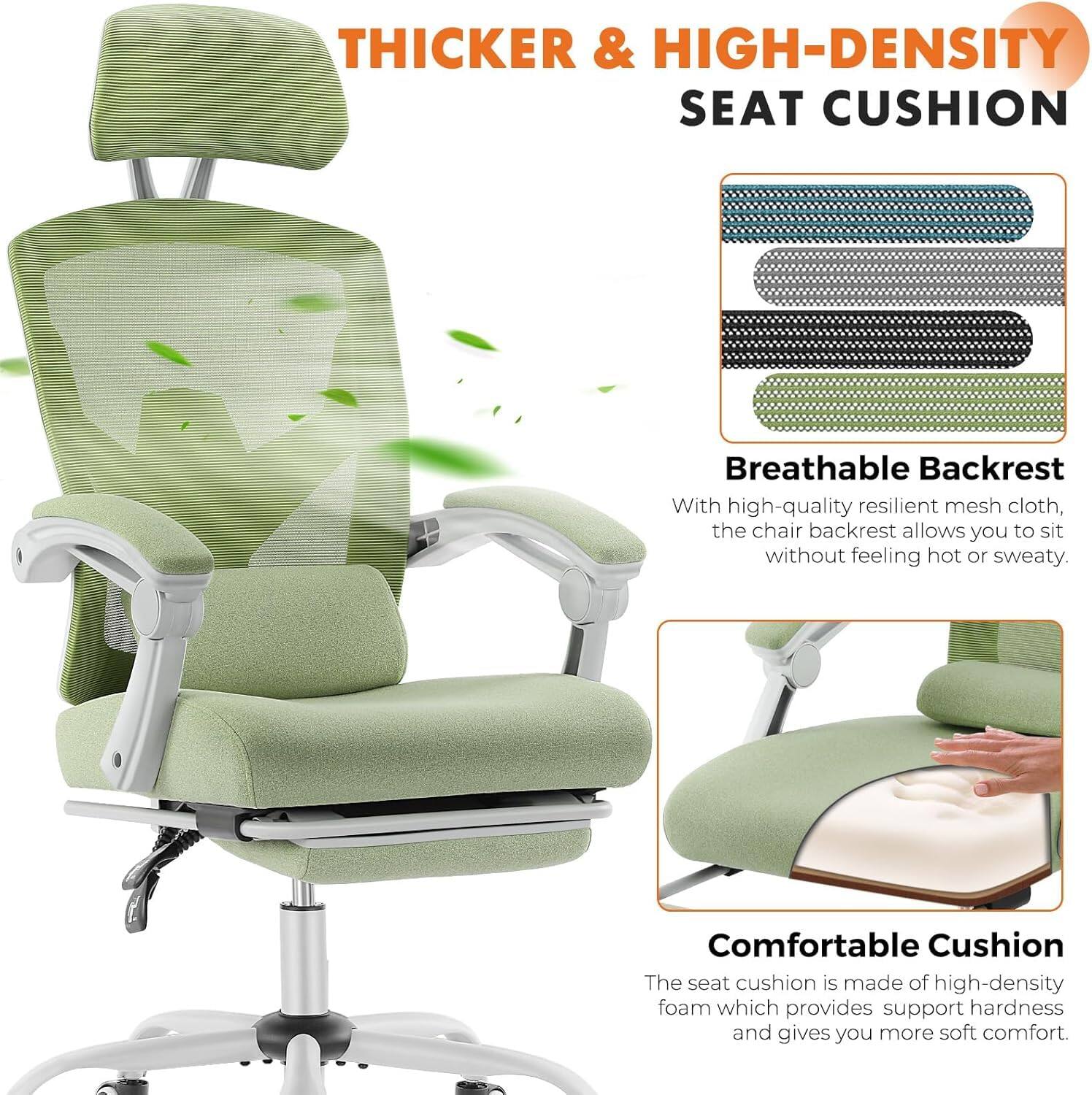 ThinkLink Electronic Modern Premium High Office Computer Desk Chair ...