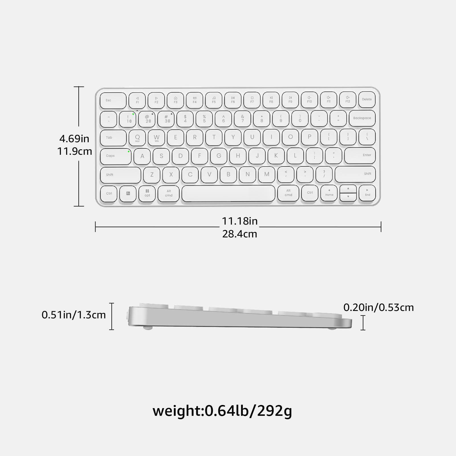Earthley Blooms E9050l Multi device Wireless Blade series 78 key Ultra ...