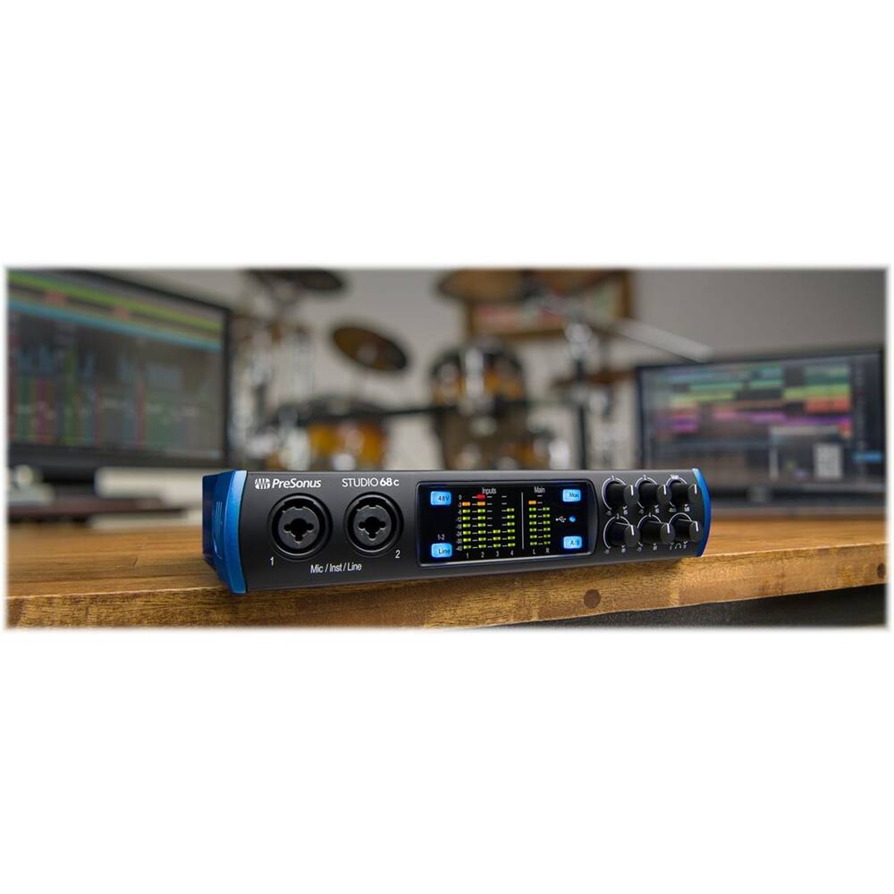 PreSonus USB Audio Interface Black STUDIO68C - Open Box - Best Buy