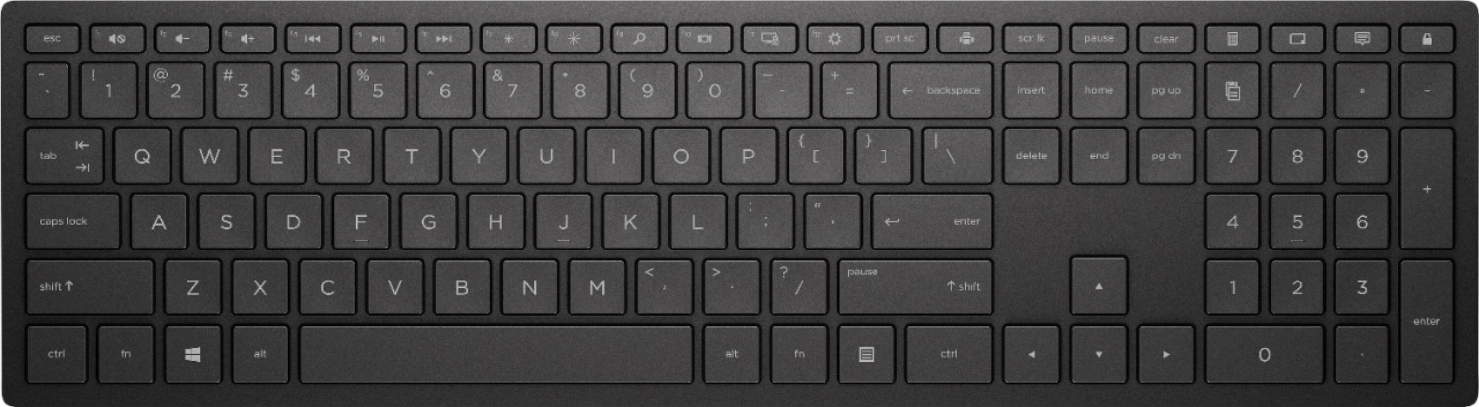 HP Pavilion Wireless Keyboard Swiss Black 4CE98AA#ABL - Best Buy