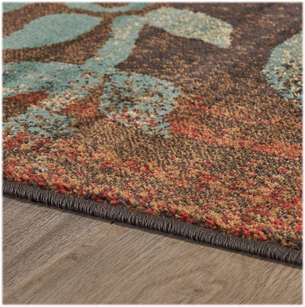 Best Buy: Noble House Frisco Abstract 5' x 7'6" Rug Brown/Multi-Colored ...