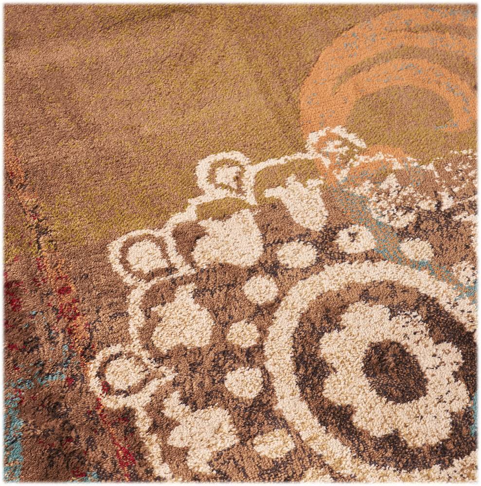 Best Buy: Noble House Frisco Abstract 5' x 7'6" Rug Brown/Multi-Colored ...