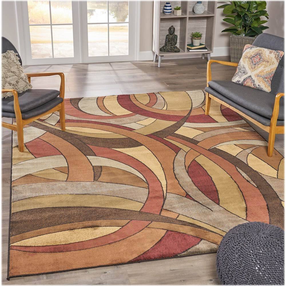 Best Buy: Noble House Ozark Abstract 7'10" x 10' Rug 306215