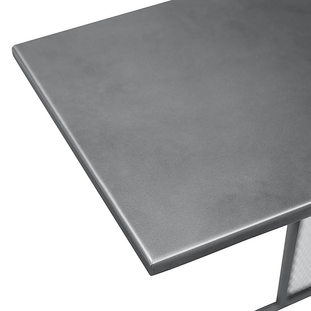 Best Buy: Walker Edison C Side Rectangular Industrial Metal Accent ...