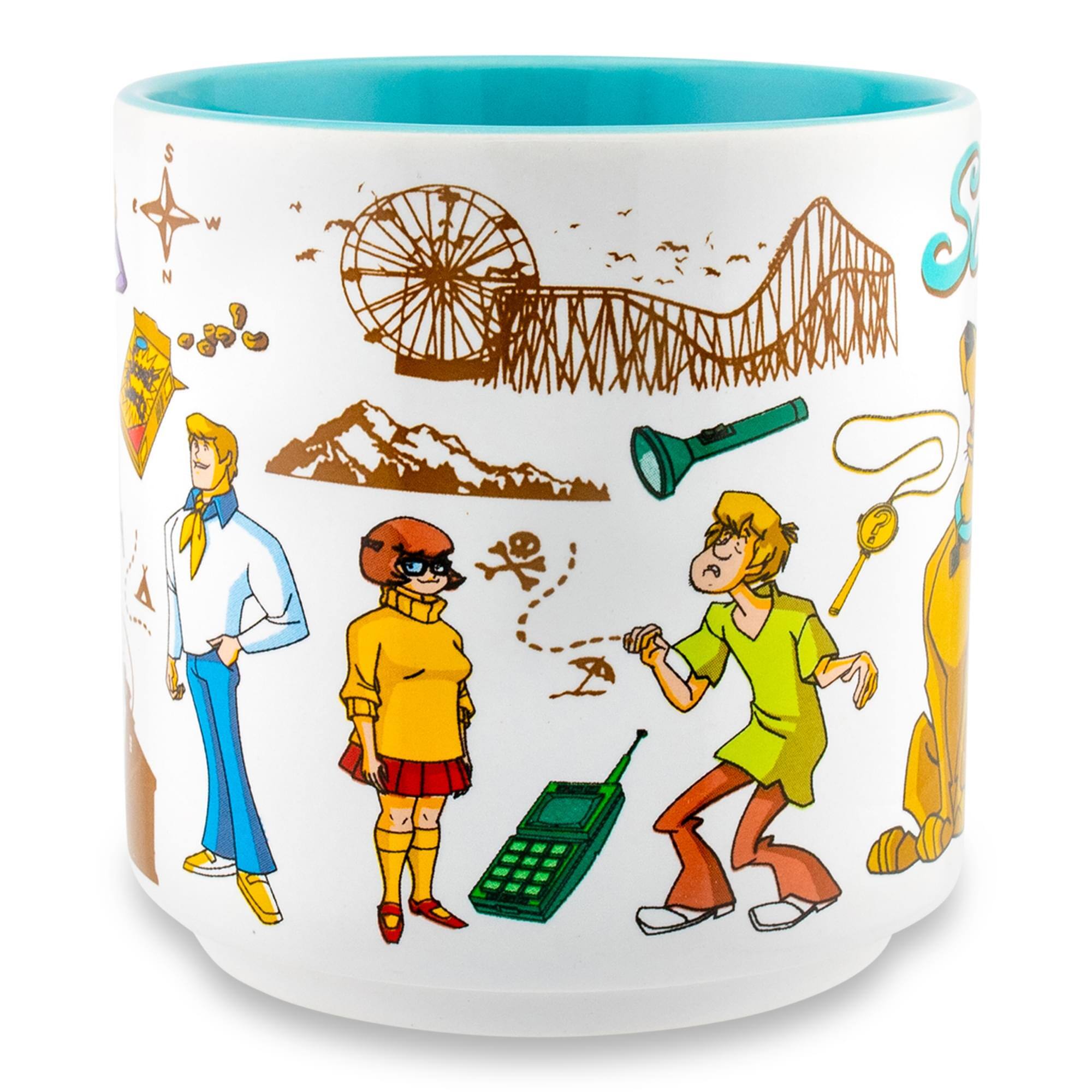 Warner Bros. Scooby Doo and the Gang "Crystal Cove" Ceramic Mug | Holds ...