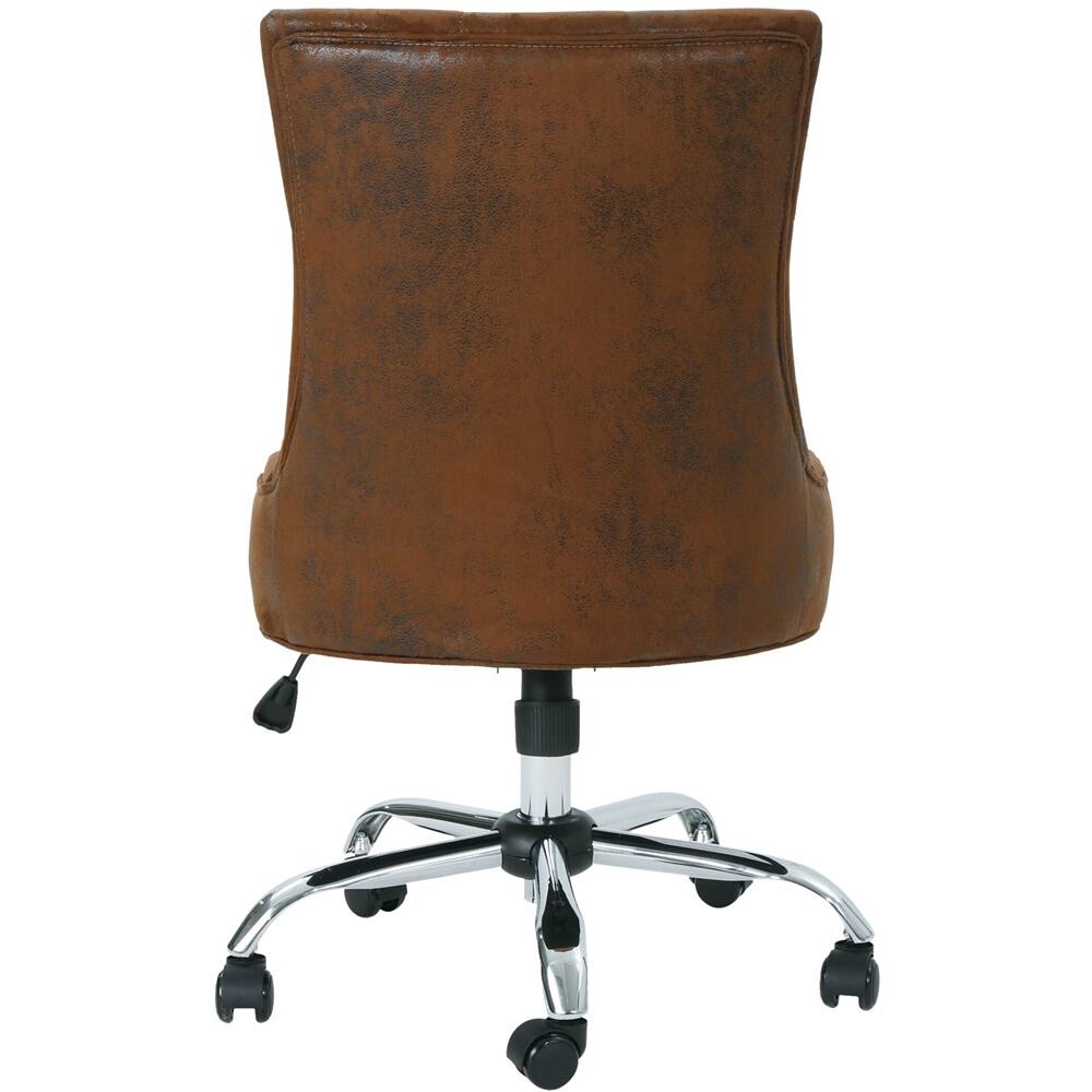 Best Buy: Noble House Cologne Microfiber Desk Chair Brown 304966