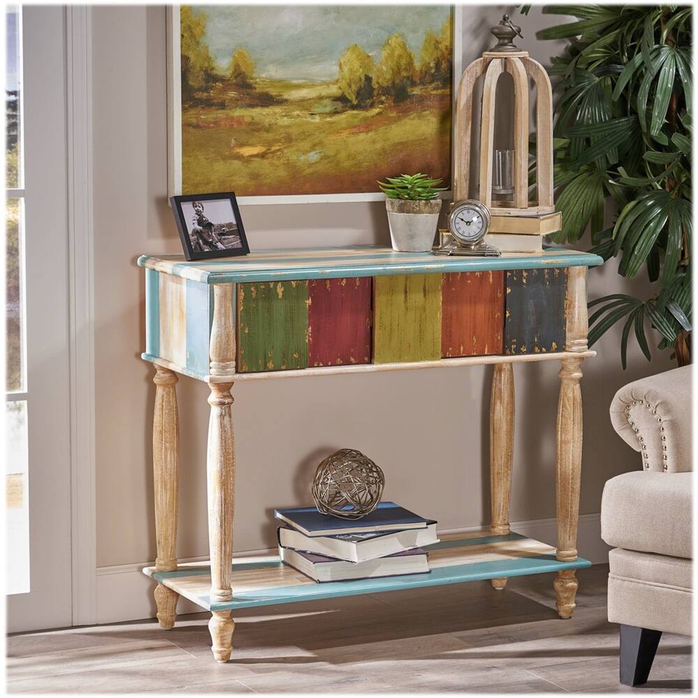 Best Buy: Noble House Tyler Hill Rectangular Wood Console Table 295723