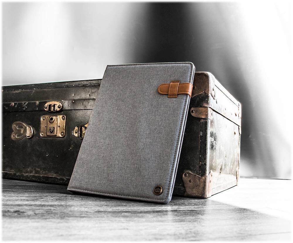 Best Buy: PKG Folio Case for Most 8" Tablets Light Gray PKG TF01-U7-DRI ...