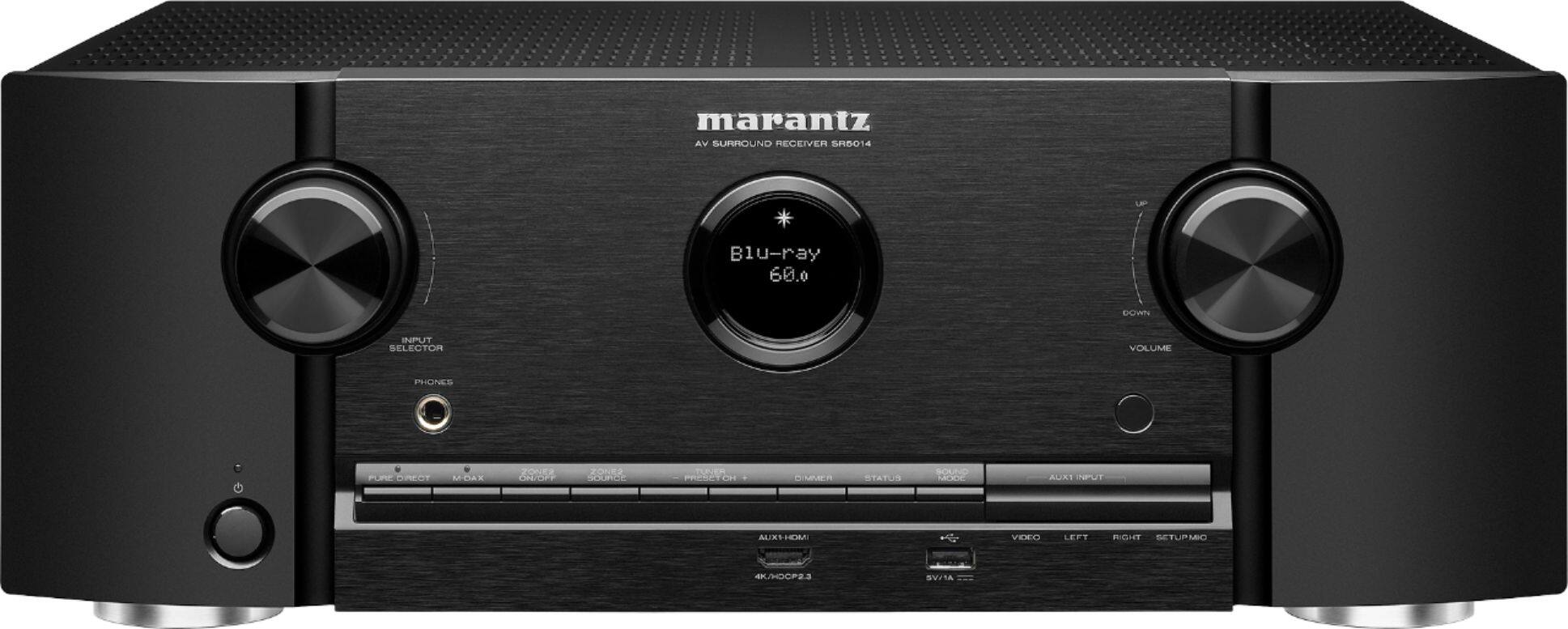Marantz SR5014 4K UHD AV Receiver, 7.2 Channel, Dolby Virtual Height ...