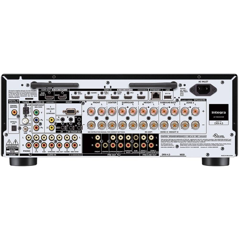 Best Buy: Integra 9.2-Ch. Bluetooth Capable with Dolby Atmos 4K Ultra ...