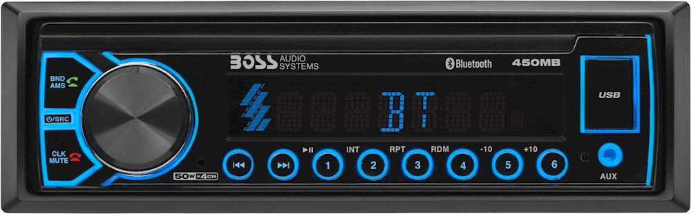 BOSS Audio In Dash Digital Media Receiver Built in Bluetooth Black ...