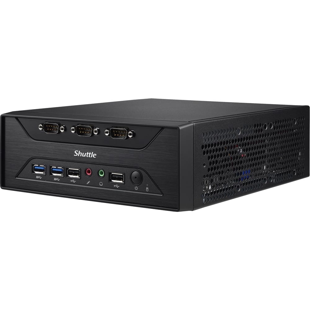 Best Buy: Shuttle XPC slim Barebone Desktop Intel Celeron Black XC60J