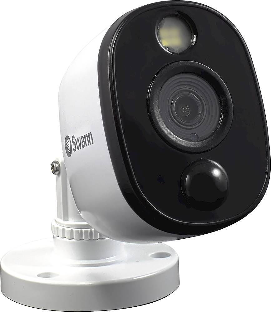 Swann Indoor/Outdoor 1080p Wired Surveillance Camera Black/White SWPRO ...