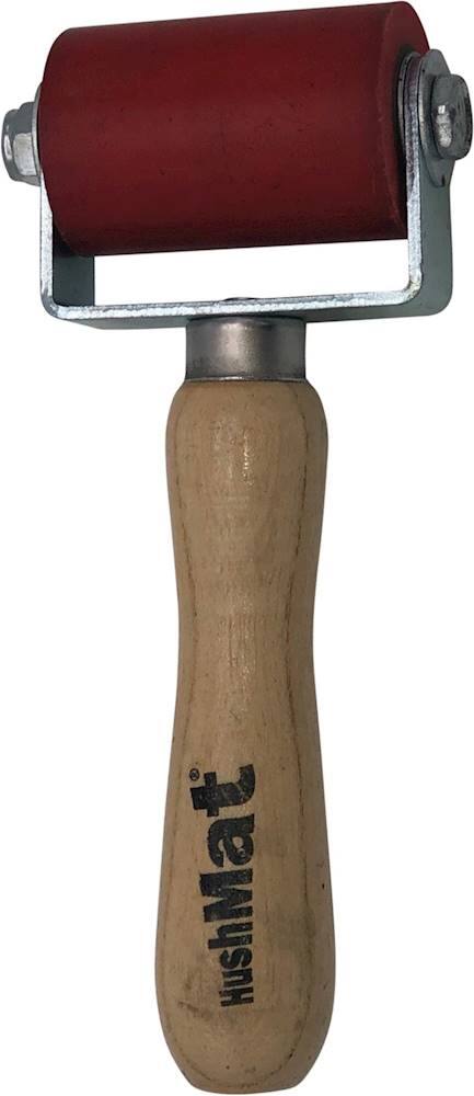 HushMat Pro Installation Roller Heavy Duty Wood Handle with Rubber ...