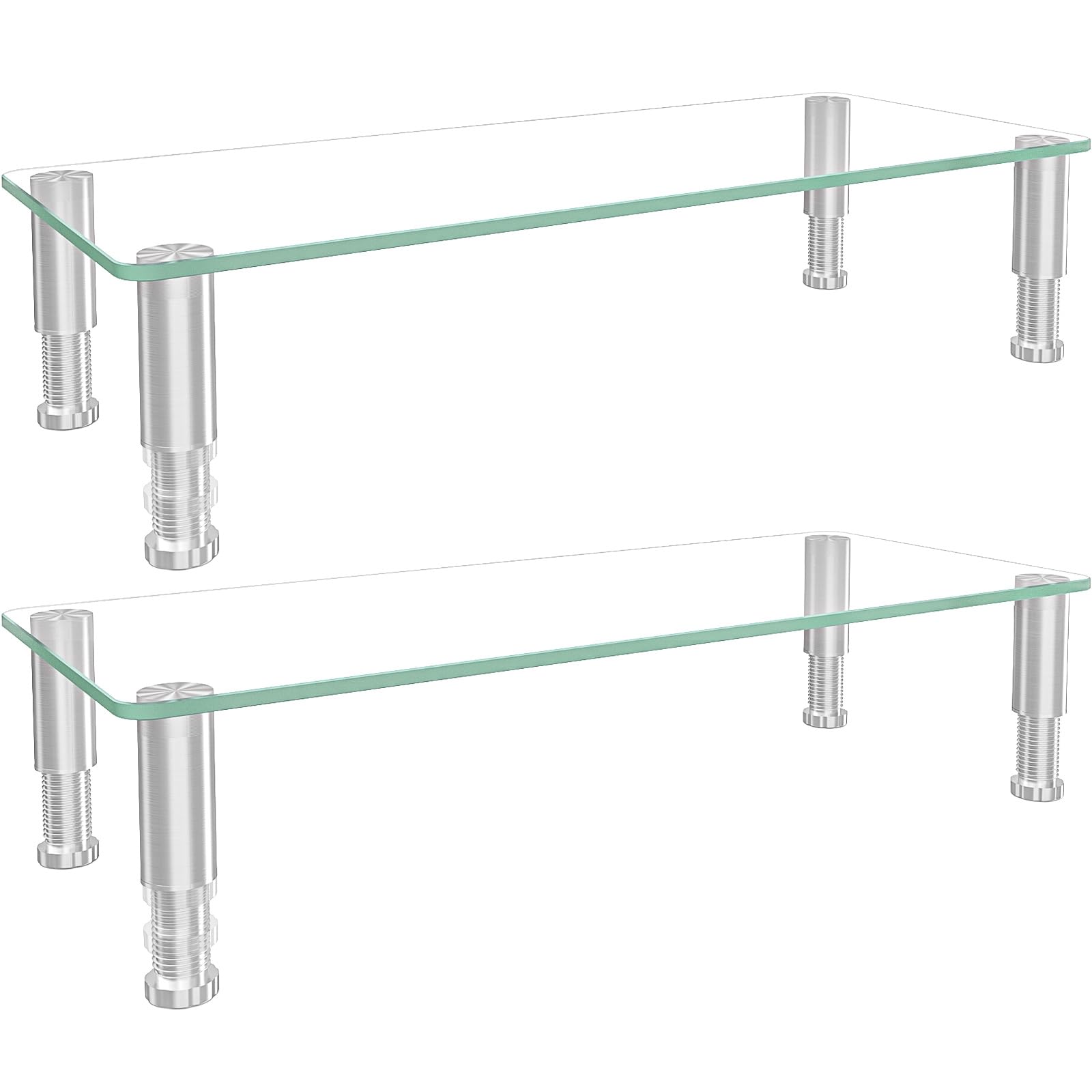 Cedar Assembly Computer Monitor Riser With Height Adjustable Multi ...