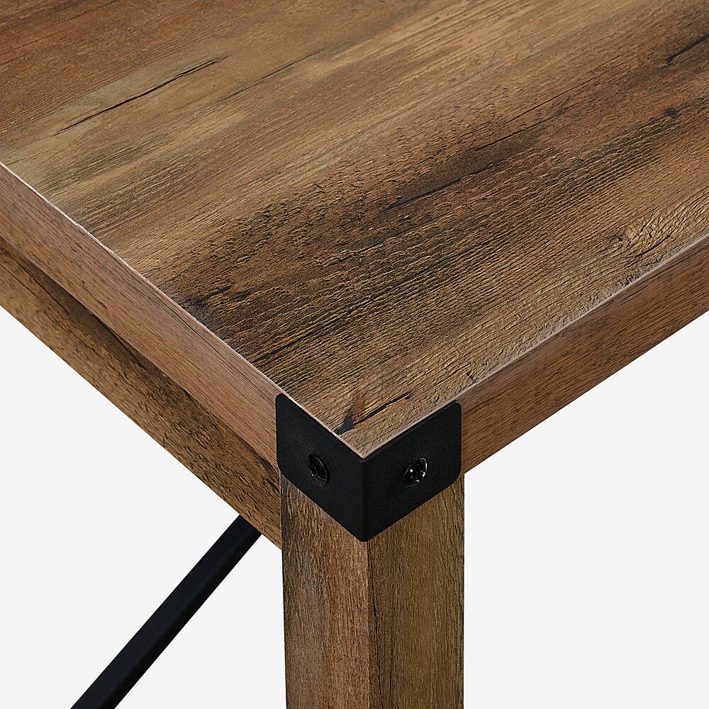 Best Buy: Walker Edison Rectangular Industrial Metal / High-Grade MDF ...