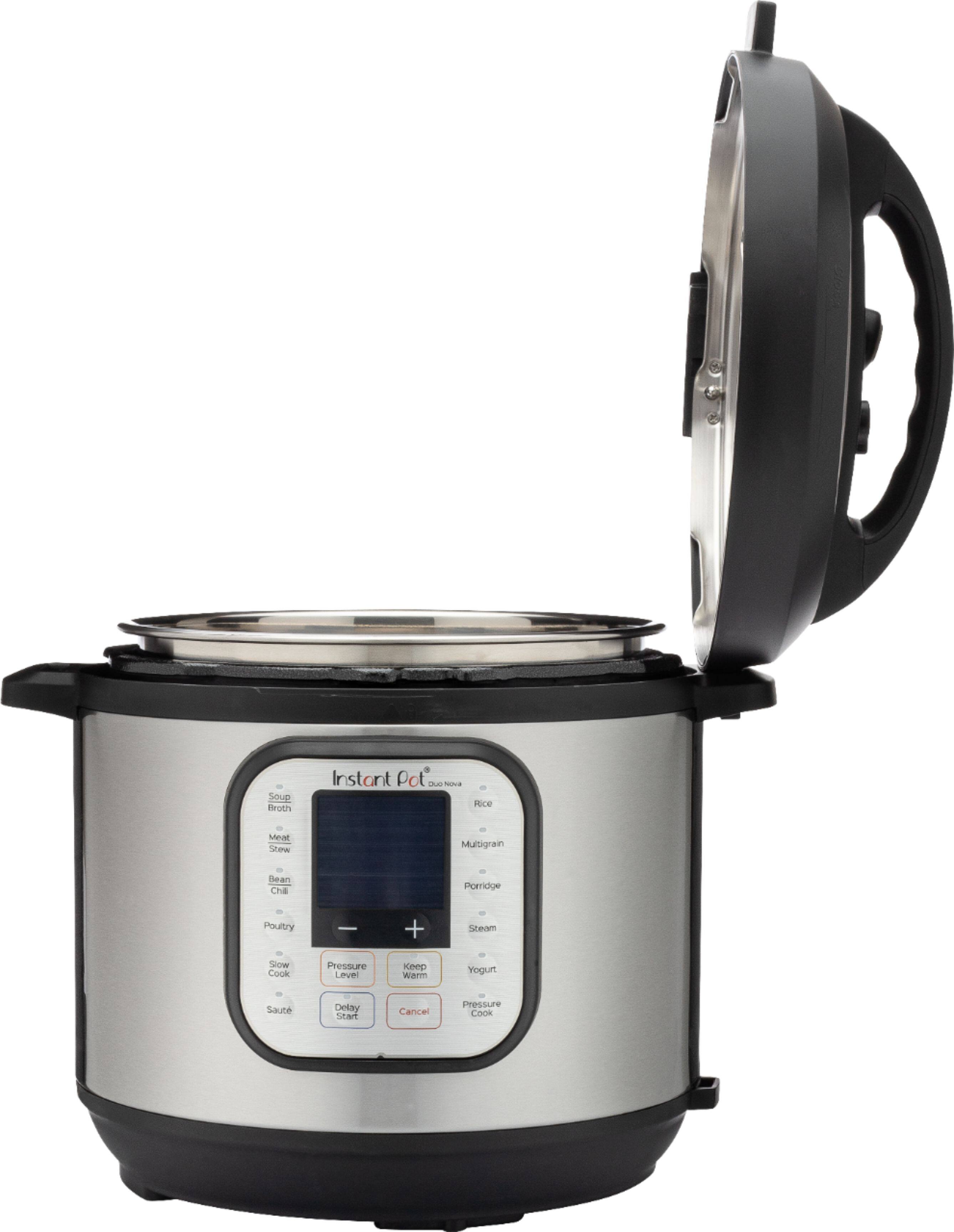 Instant Pot Duo Nova 6 Quart 7 in 1, One Touch Multi Cooker Silver 112 ...