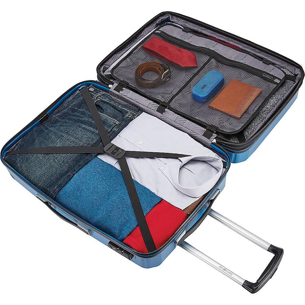 Best Buy: Samsonite Winfield 3 DLX 25" Spinner Blue/Navy 120753-1112